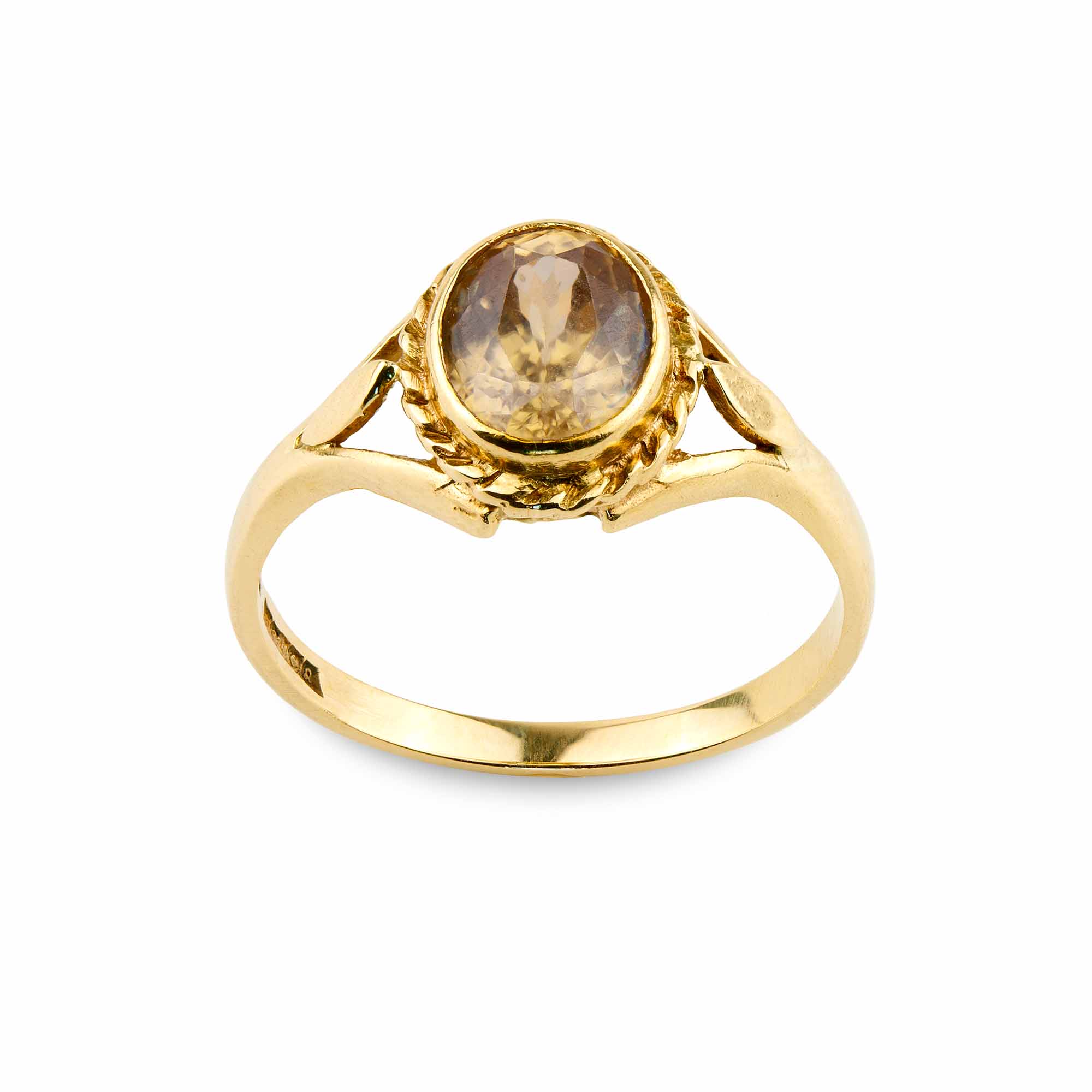 Yellow Sapphire Dress Ring – Brilliant Vintage